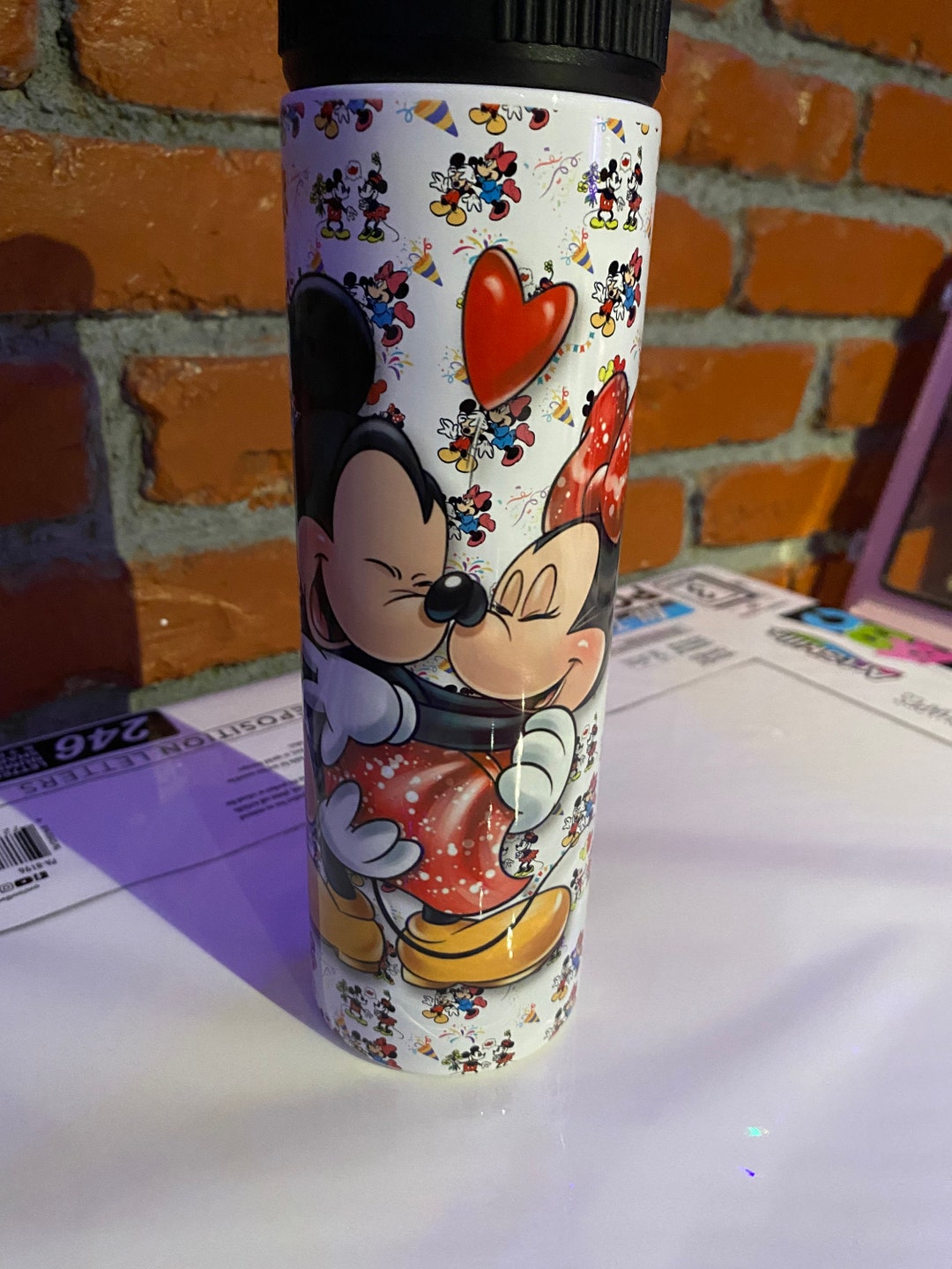Mickey and Minnie Cup - Etsy