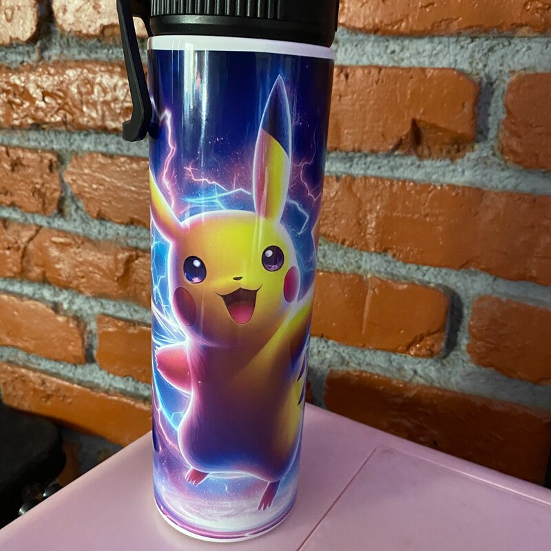 Pikachu Water Bottle - Etsy