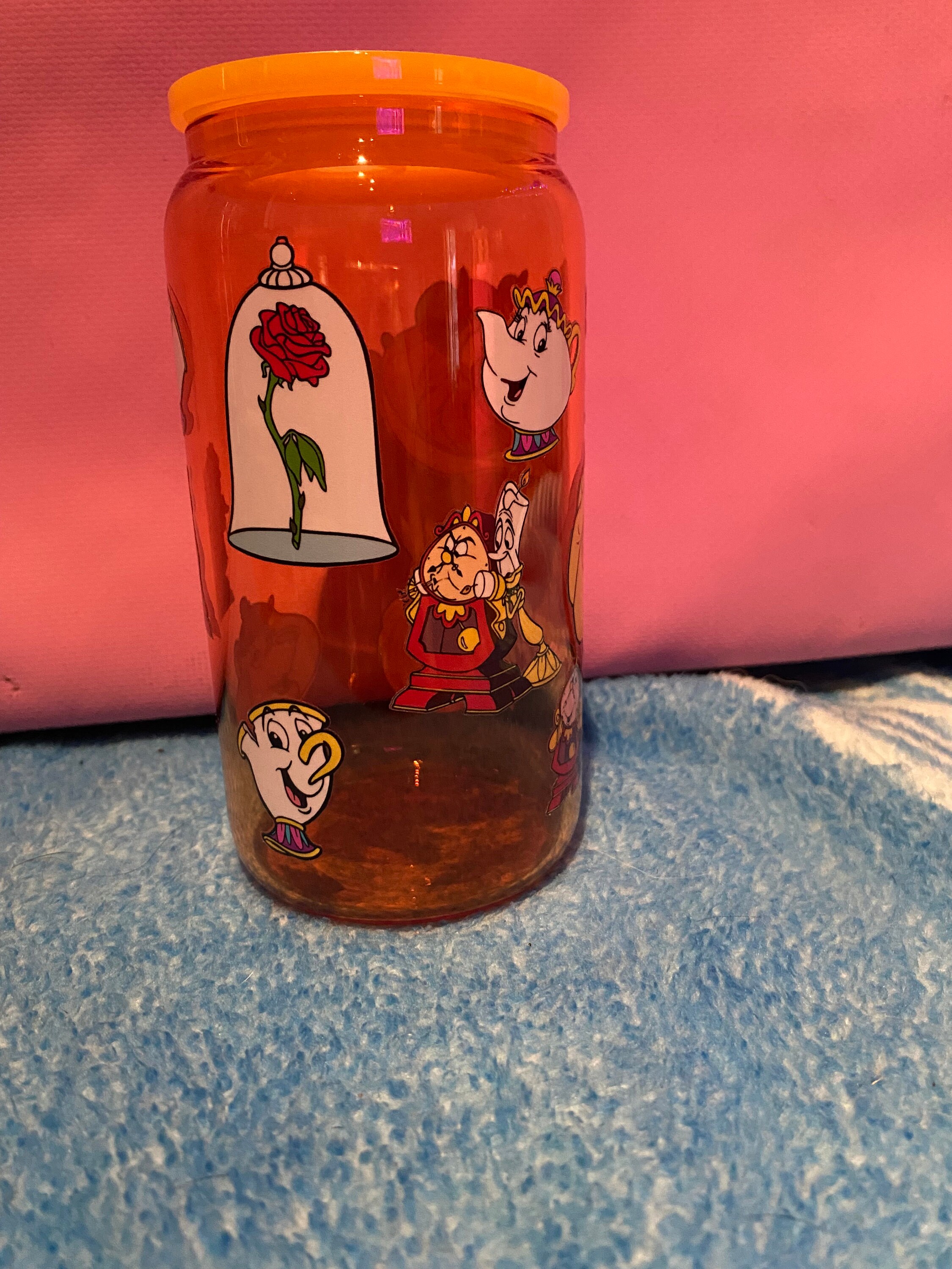 Beauty and the Beast Cup - Etsy