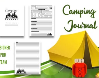 Hiking Logbook KDP Interior Template 8.5x11 Inches 120 Page Ready to ...