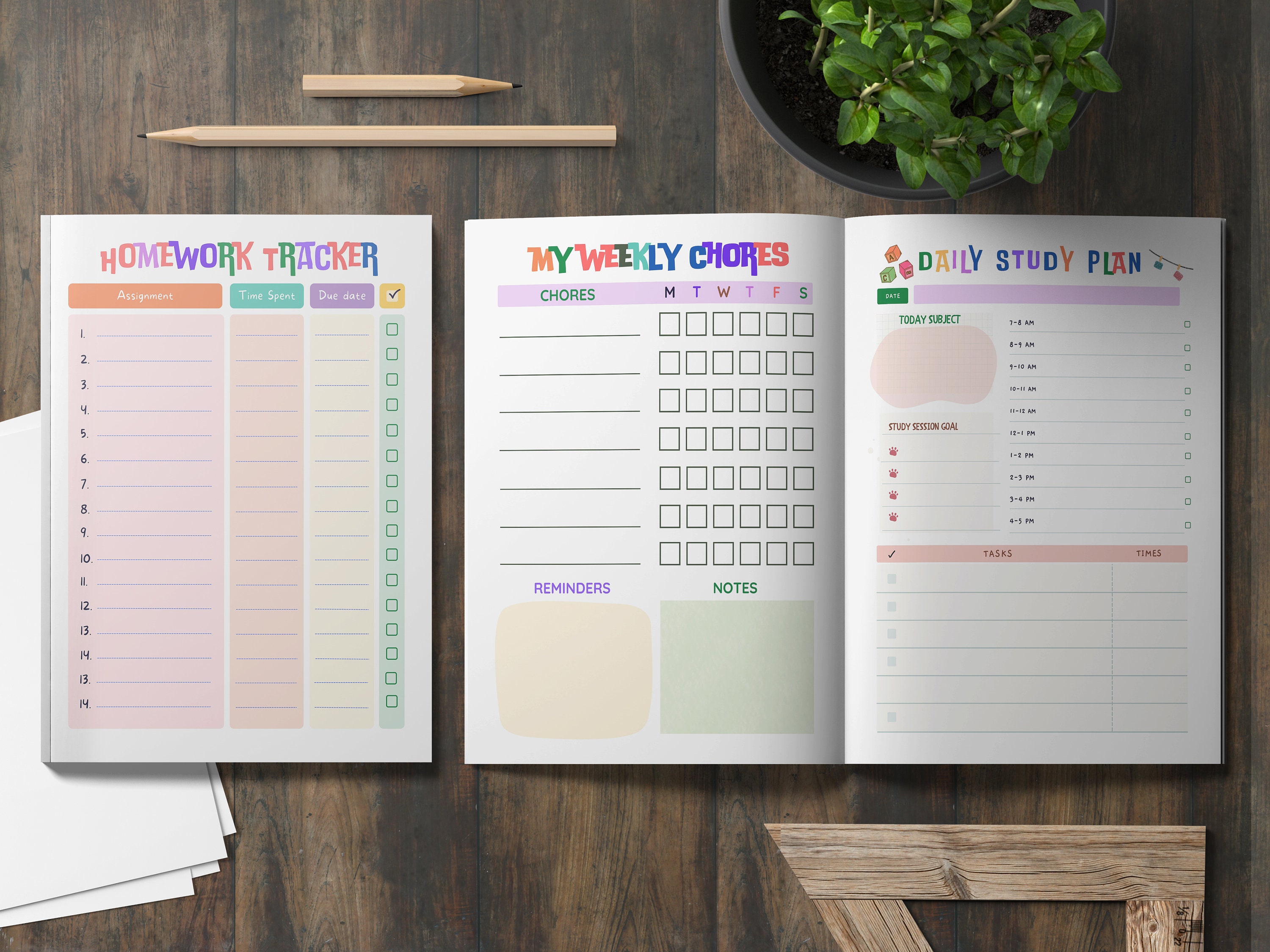 Homeschool Planner for Kids - Etsy