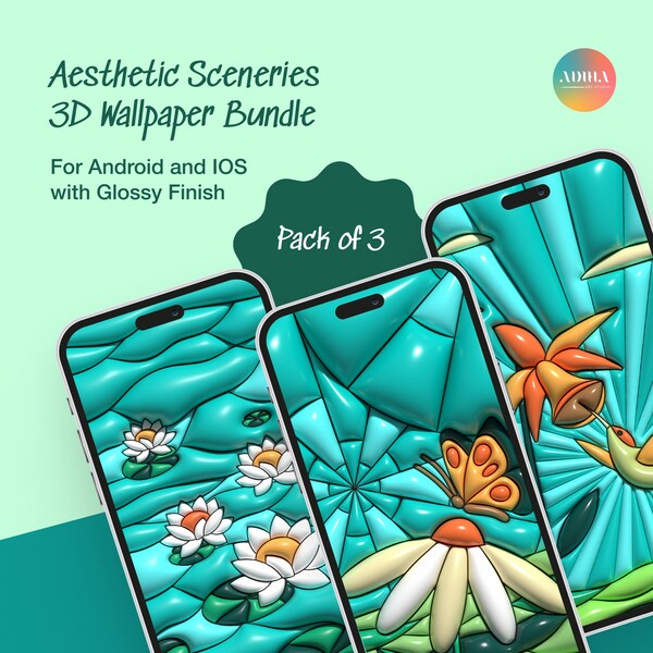 3d Wallpaper Bundle - Etsy