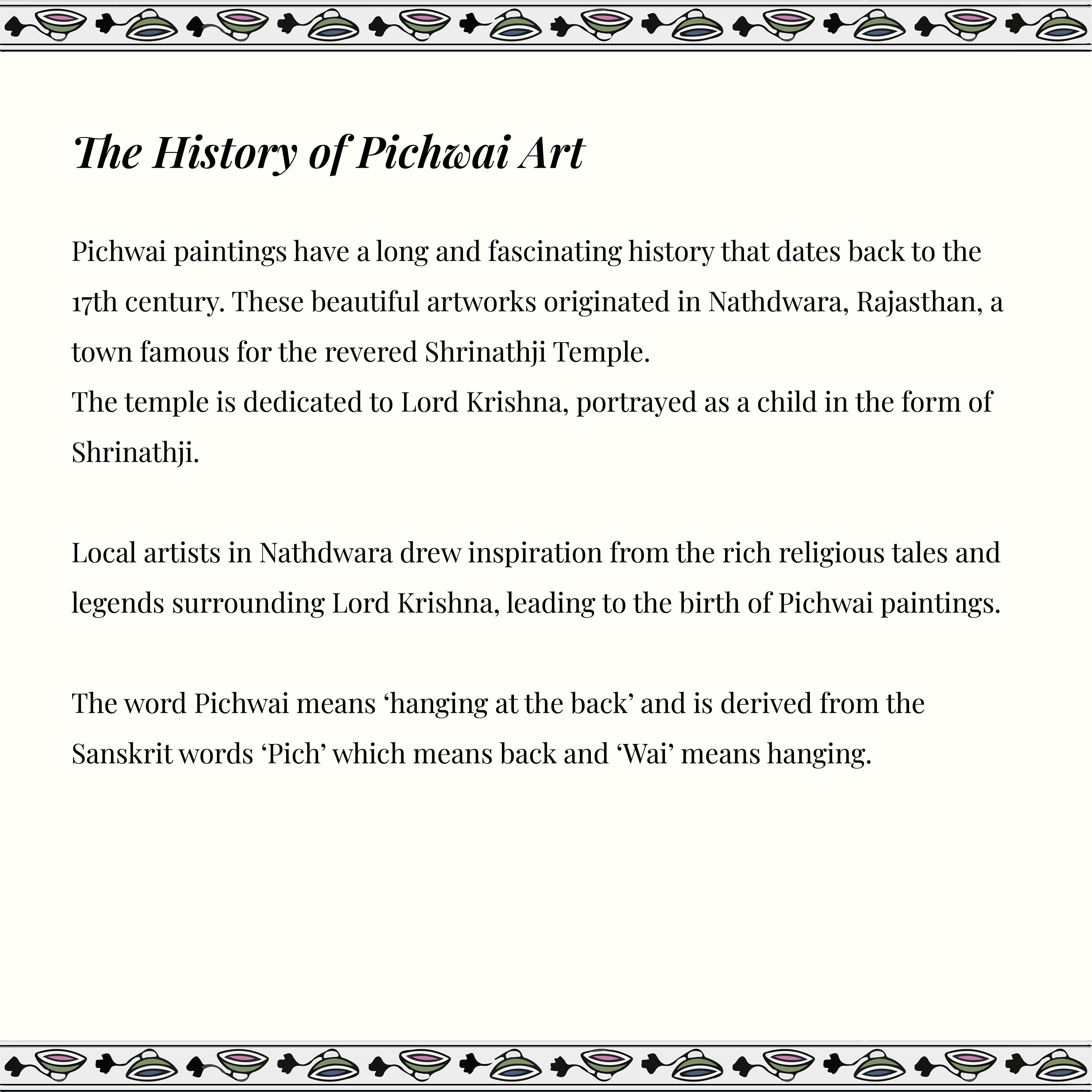 Indian Pichwai Print Digital Paper | Folk Art | Seamless Pattern ...