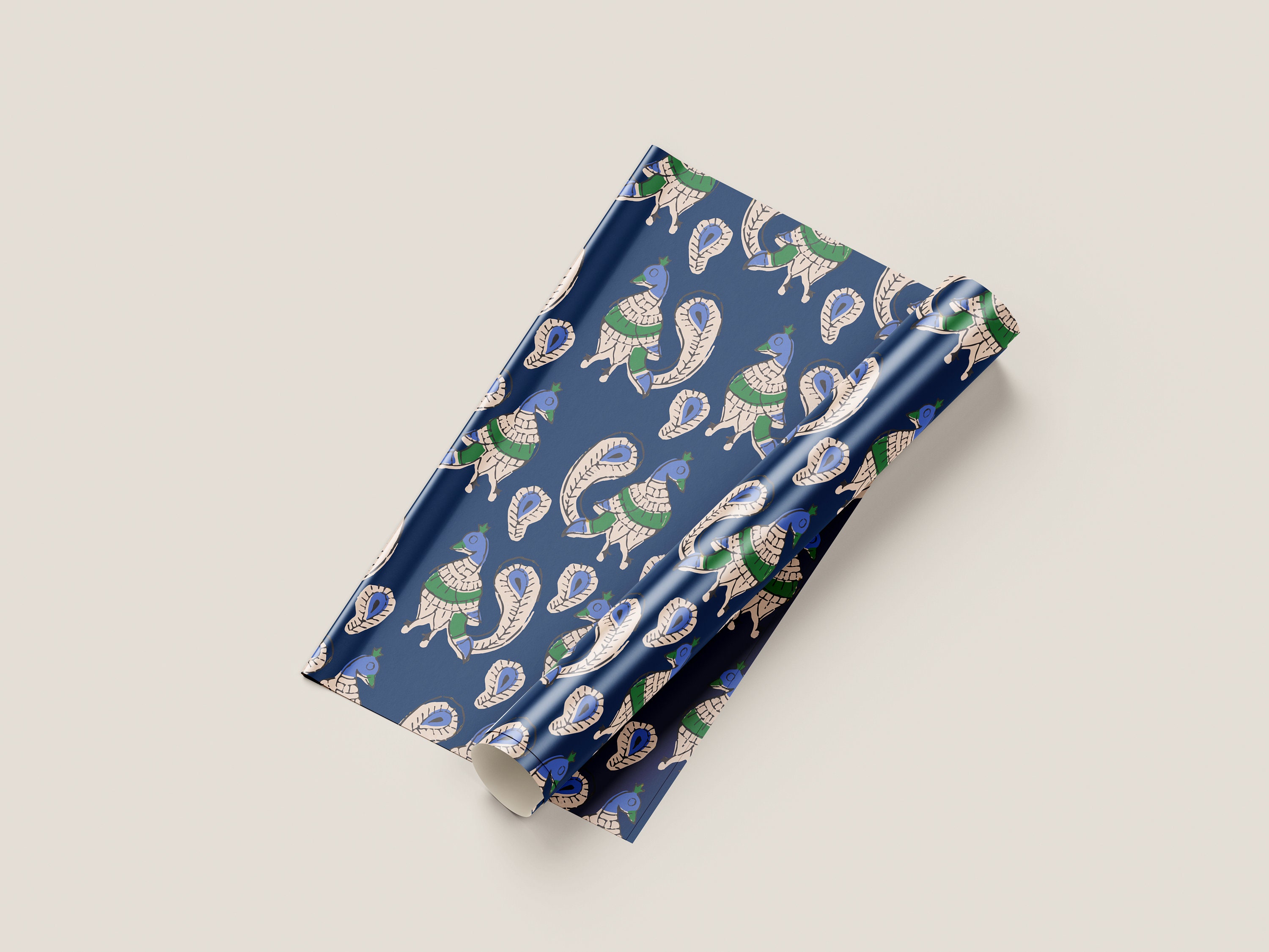 Indigo Block Print Digital Paper Seamless Pattern Digital Download ...