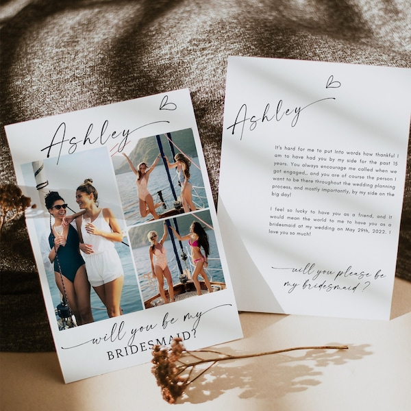 Bridesmaid Proposal Card - Etsy