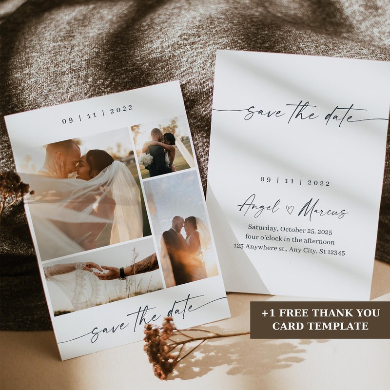 Save the Dates No Photo - Etsy