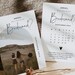 Photo Arch Calendar Proposal Card Template Canva Will You Be - Etsy