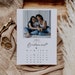 Calendar Proposal Card Template, Canva, Will You Be My Bridesmaid Card ...