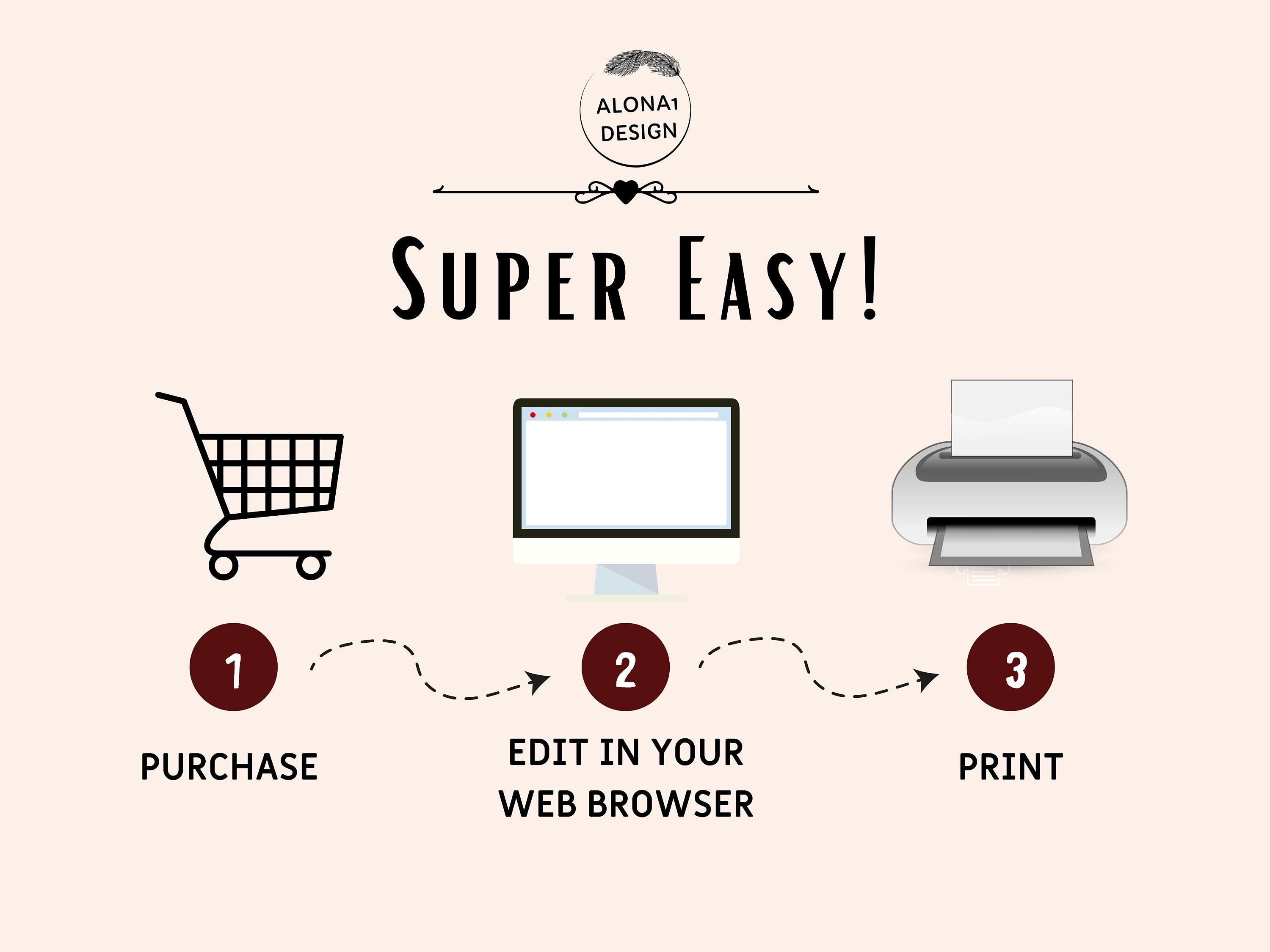 Photo Arch Calendar Proposal Card Template Canva Will You Be - Etsy