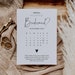 Photo Arch Calendar Proposal Card Template Canva Will You Be - Etsy