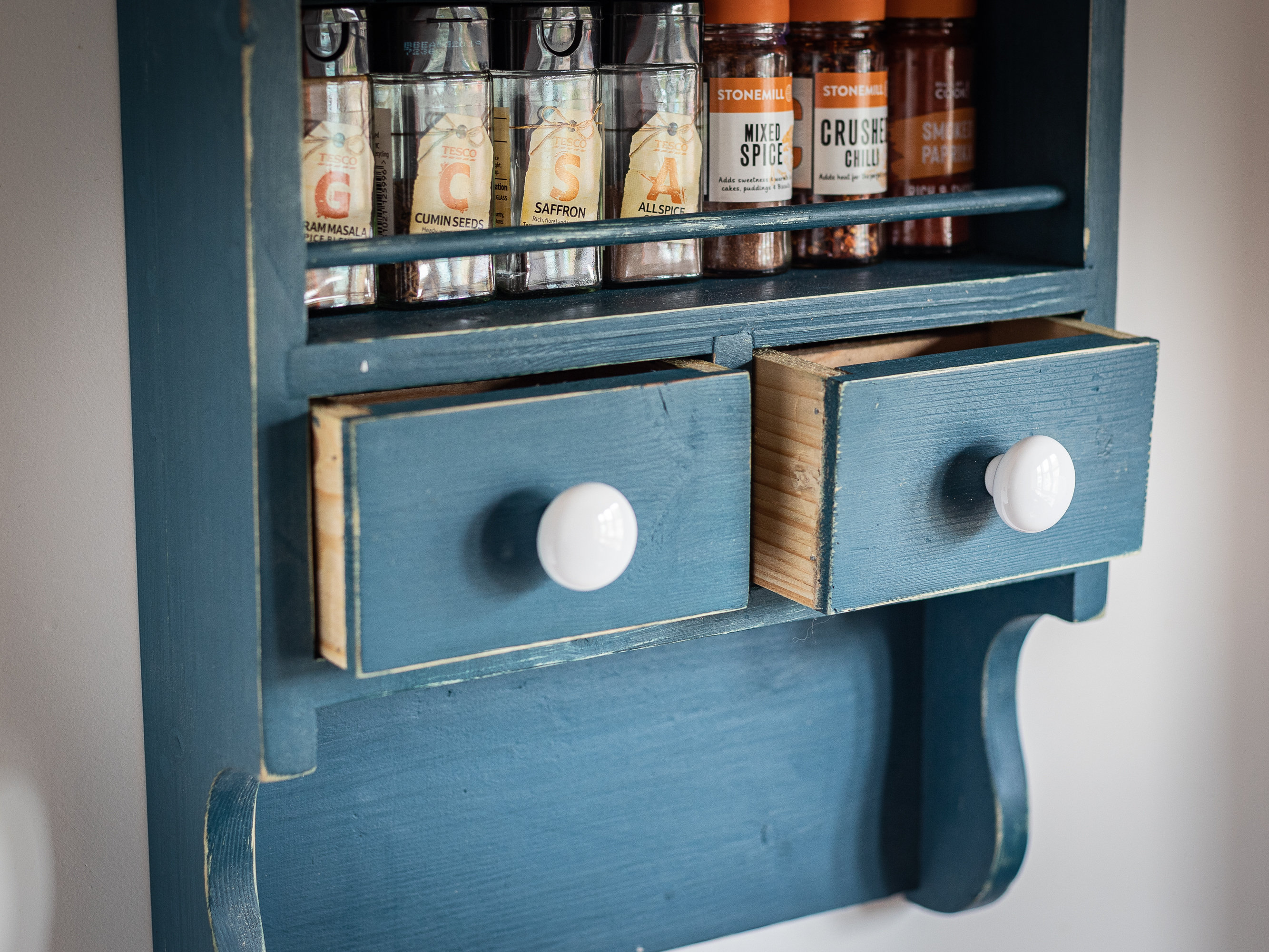 Rustic, Painted, Farmhouse Style, Antique Blue, Vintage, French Style ...