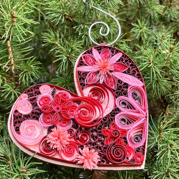 Quilled Heart - Etsy