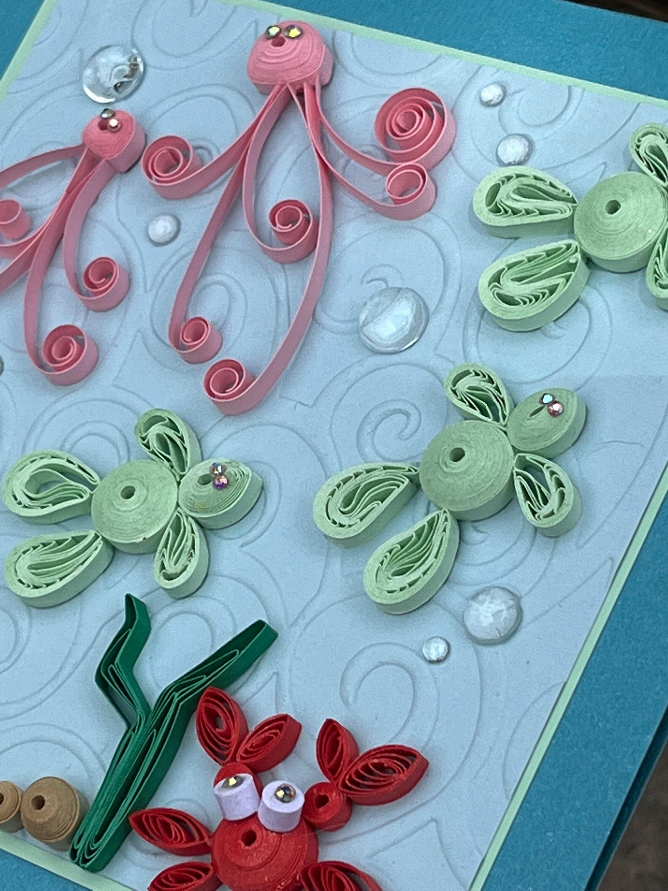 Ocean Card, Sea Turtle, Jellyfish, Crab, Birthday Card, Father's Day ...