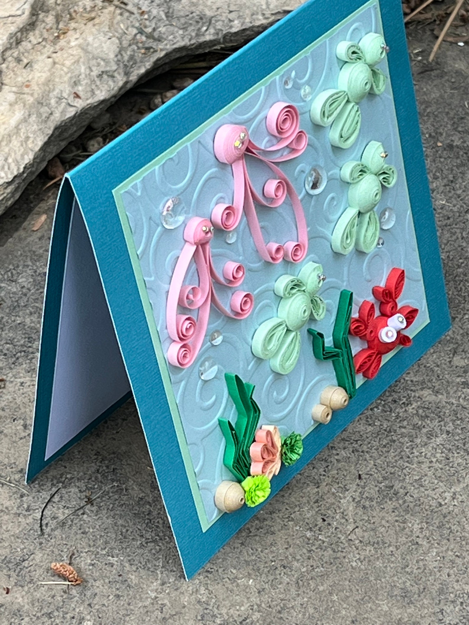 Ocean Card, Sea Turtle, Jellyfish, Crab, Birthday Card, Father's Day ...