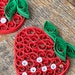 Strawberries, Quilled Strawberries, Quilled Embellishments, Paper ...
