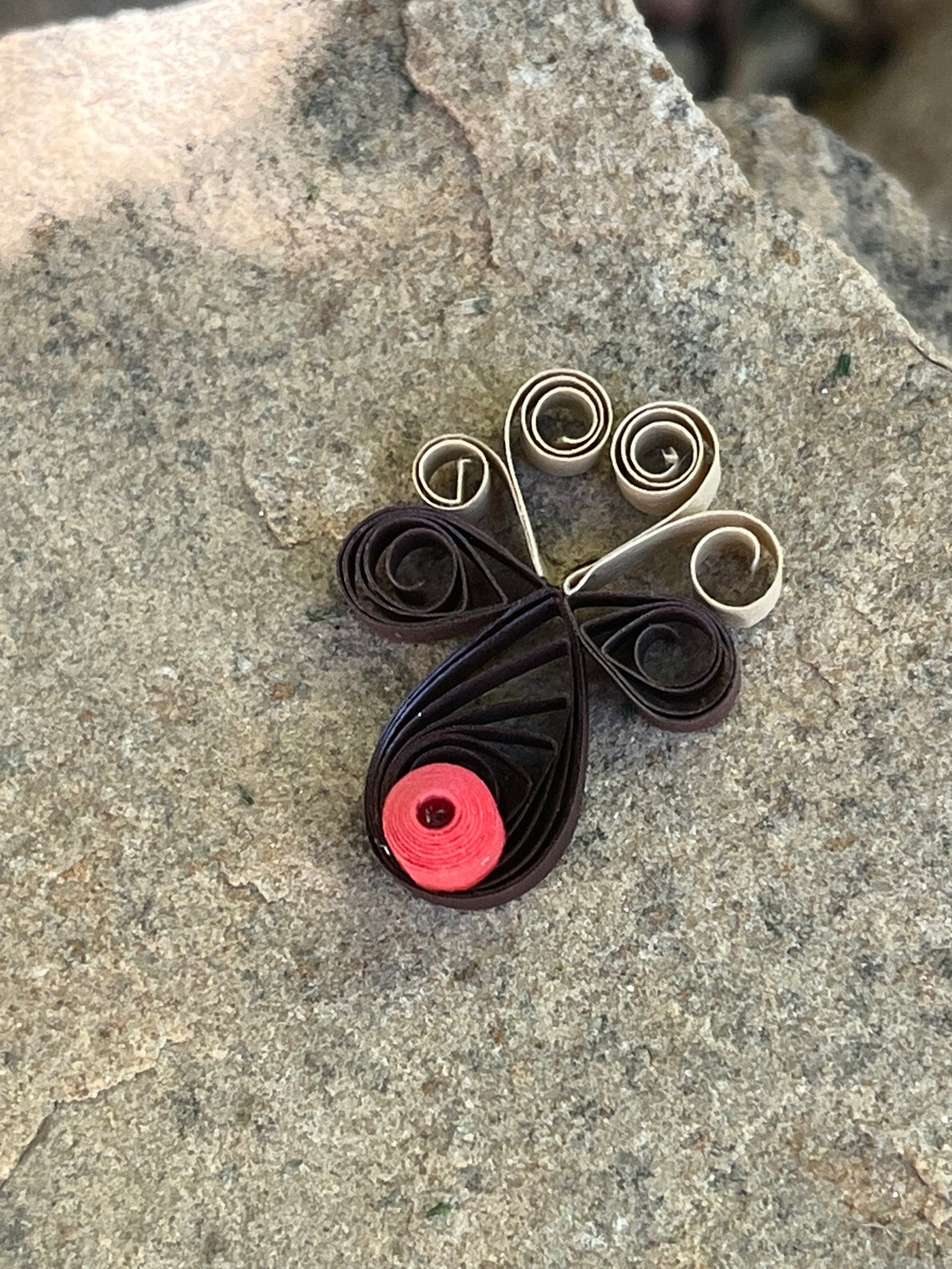 6 Reindeer Heads Quilled Reindeer Paper Reindeer Handmade - Etsy