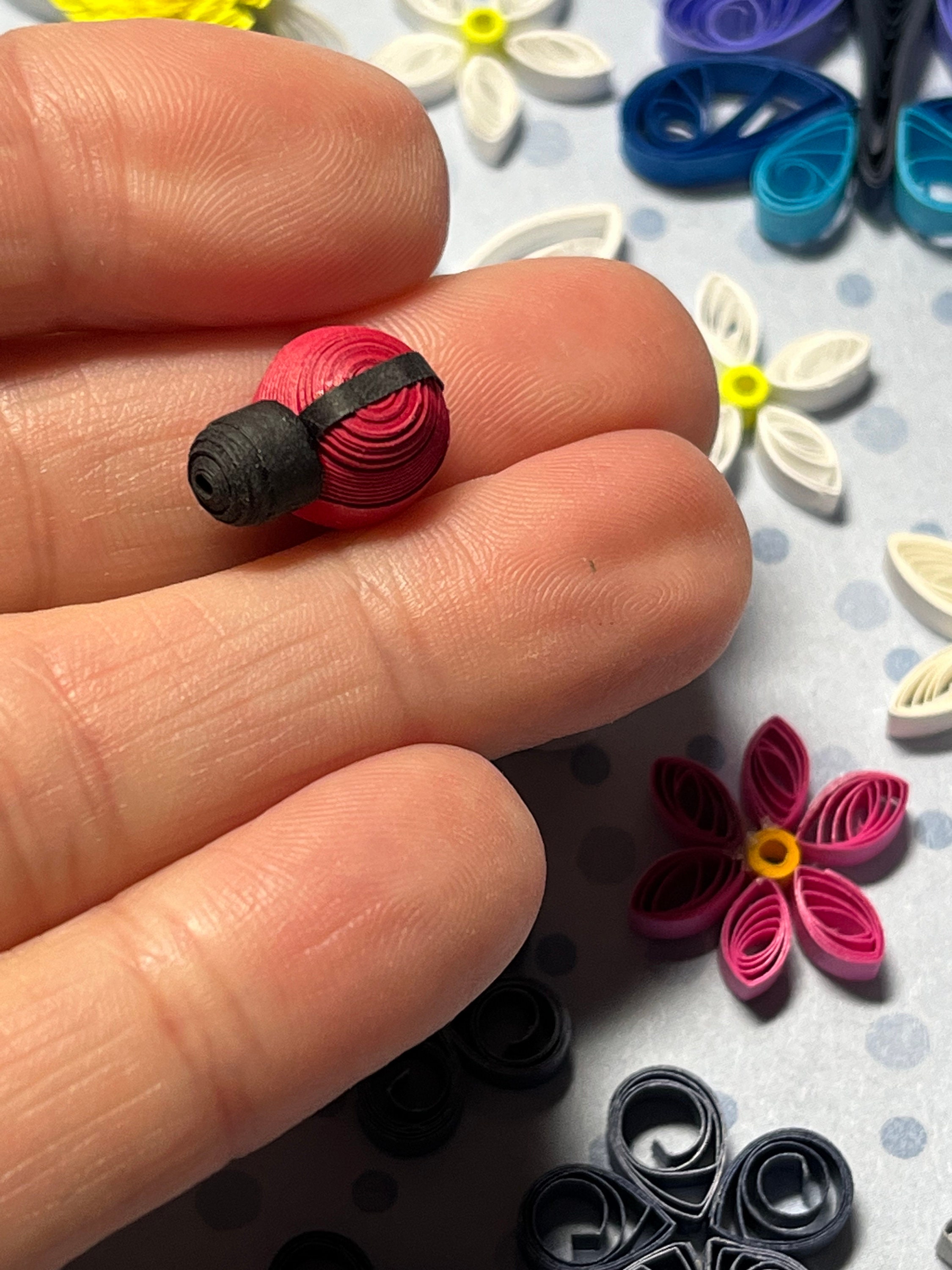 Nature Themed Quilling Sampler, Embellishment Sampler, Quilled Flower ...