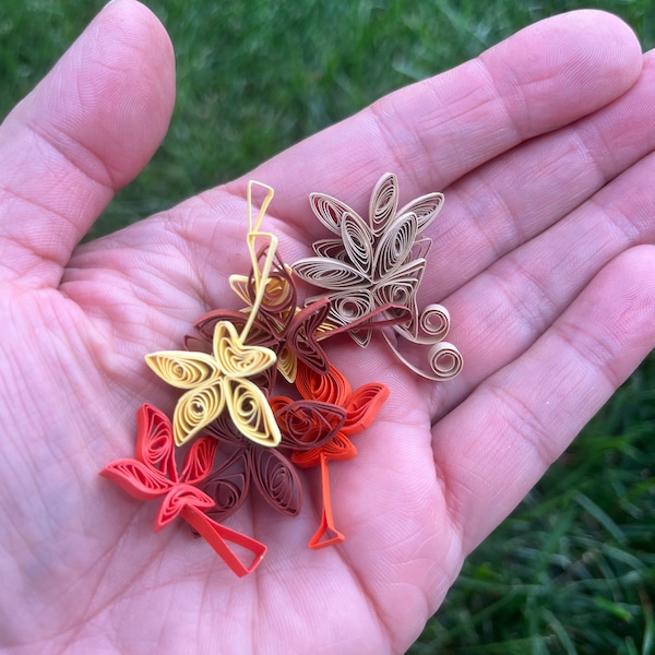 Quilled Leaves - Etsy