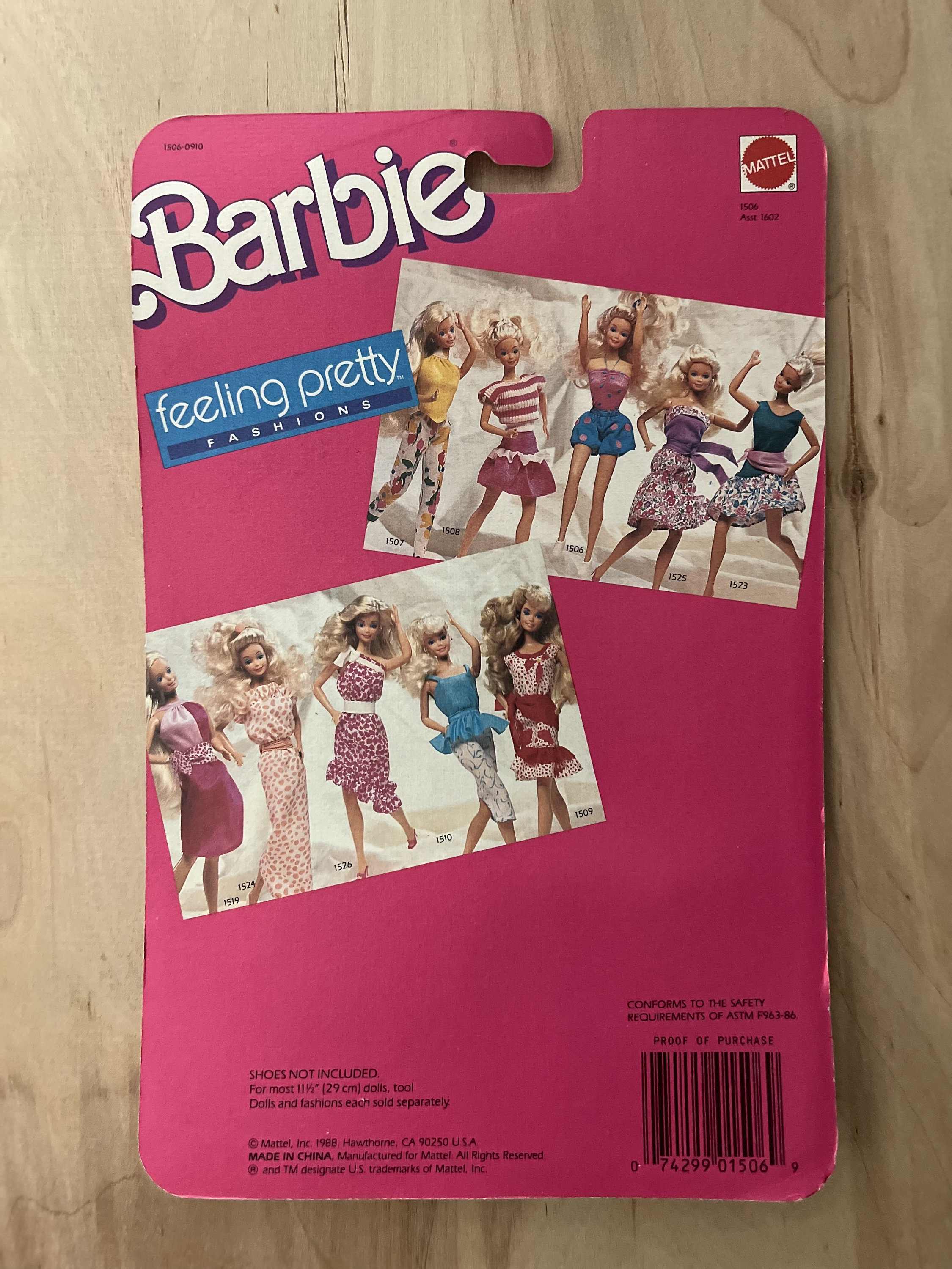 1988 Barbie Feeling Pretty Fashions NRFP - Etsy