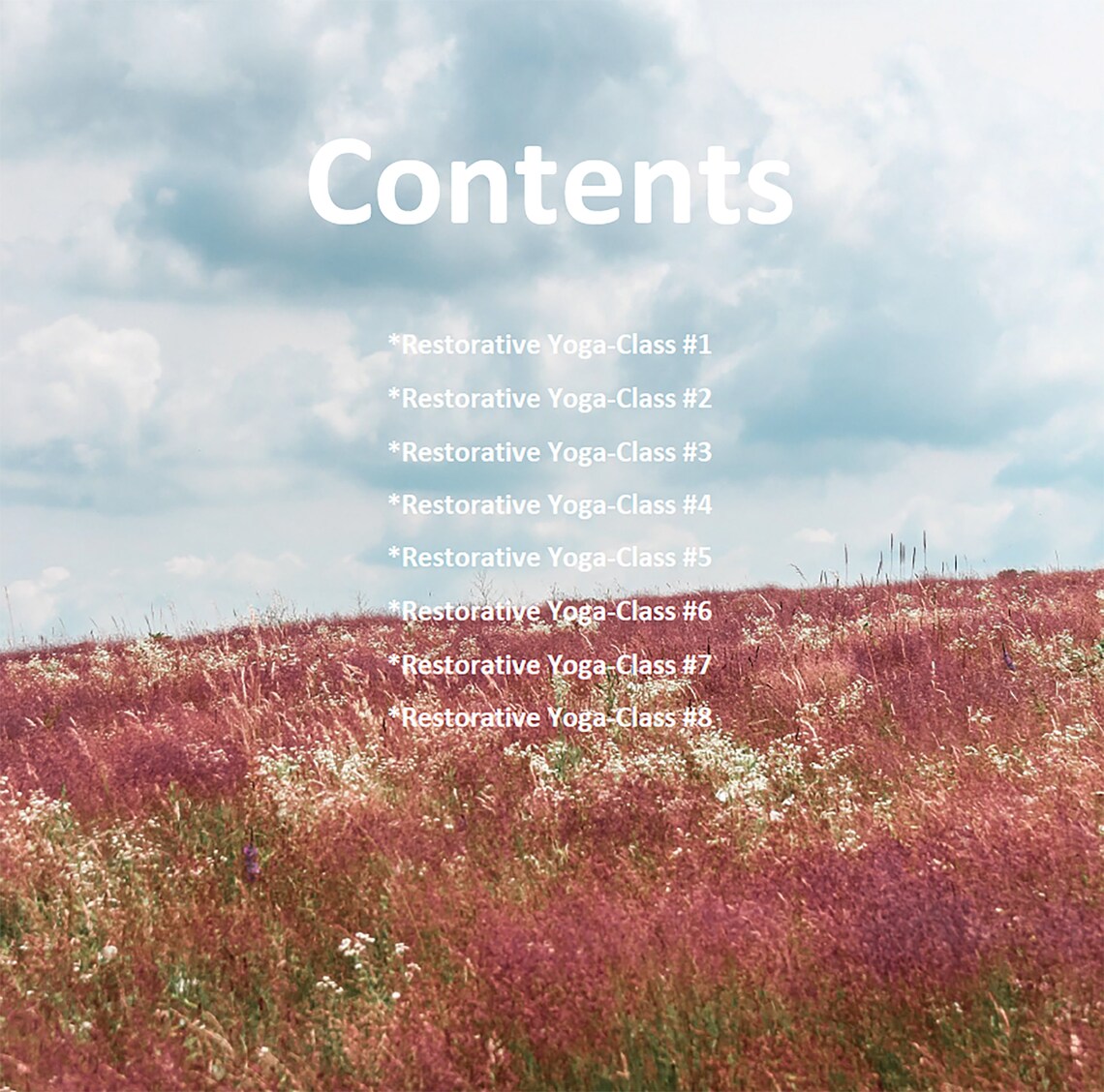 Restorative Yoga Scripts L Done for You Yoga Class Plans L PDF L Ebook ...