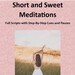 Short & Sweet Meditation Scripts L Done for You Yoga Class Plans L PDF ...