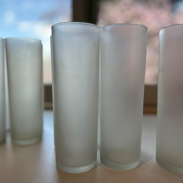 Frosted Glasses - Etsy