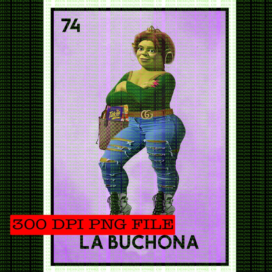 La Buchona Loteria Mexico Broma 300 Dpi Png Image FILE ONLY - Etsy Canada