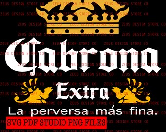 Cabrona Extra Svg - Etsy