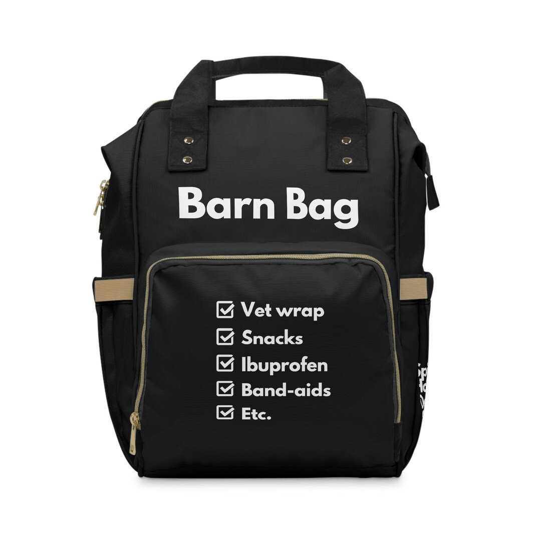 Barn Bag Equestrian Backpack | Horse Show | Adult Amateur Gift | Horse ...