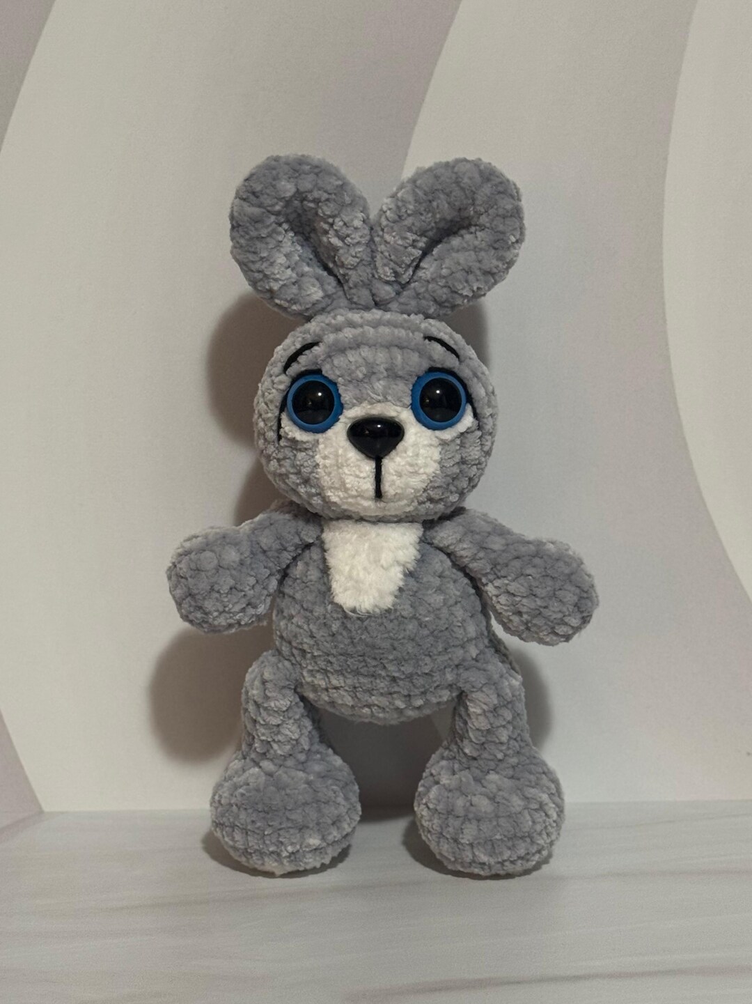 Becky the Bunny Handmade Stuffed Animal – Soft Plush Rabbit Toy for ...