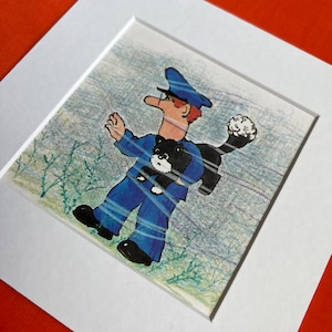 Postman Pat Mounted Print Book Page Original - Etsy