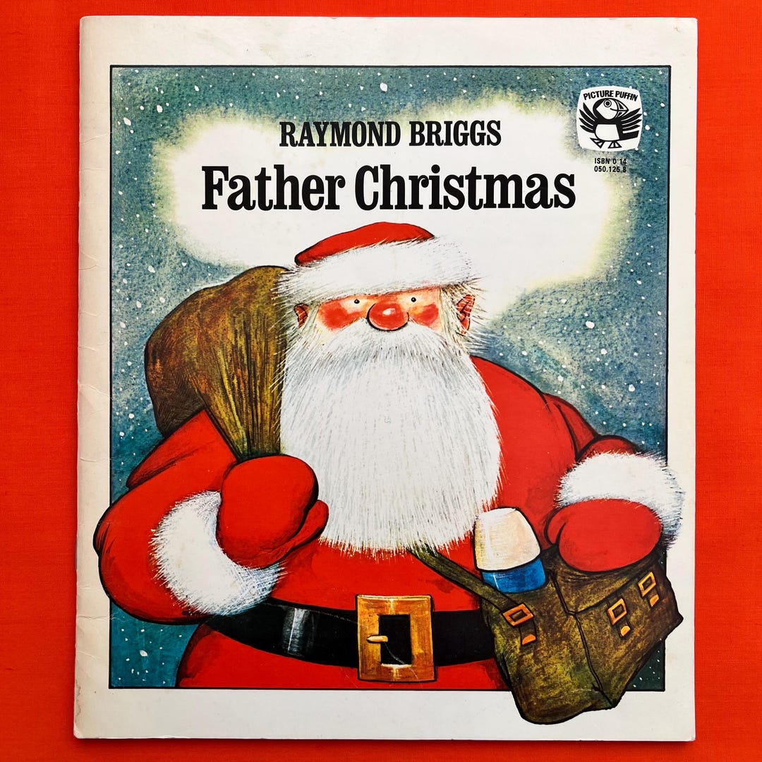 Raymond Briggs Father Christmas Book. 1977 Edition. - Etsy