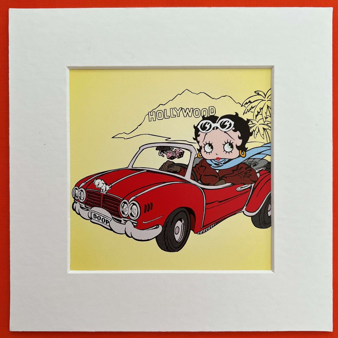 Betty Boop Print Mounted Original Book Page - Etsy