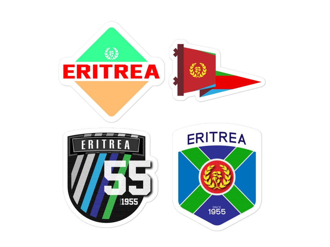 Eritrea Sticker Pack (4 PACK) | Eritrean Art | Eritrean Gifts ...