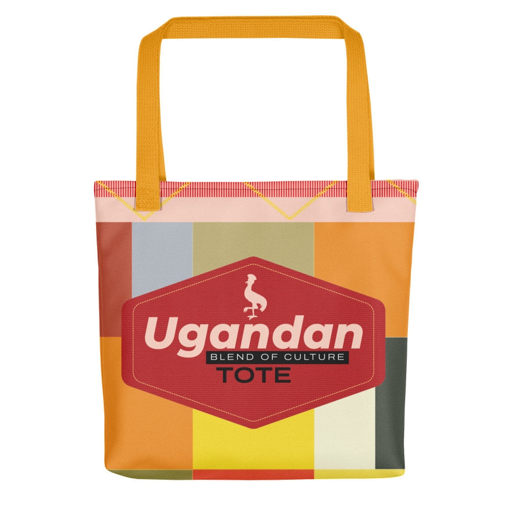 Ugandan Tote Bag Ugandan Gifts Uganda Art Uganda Flag Ugandan Bag - Etsy