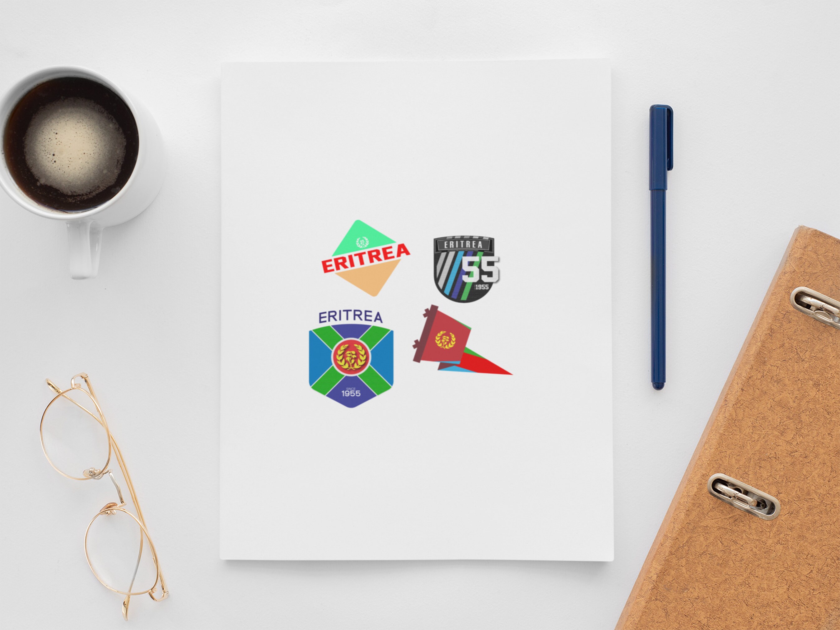 Eritrea Sticker Pack 4 PACK Eritrean Art Eritrean Gifts Eritrean Wall ...