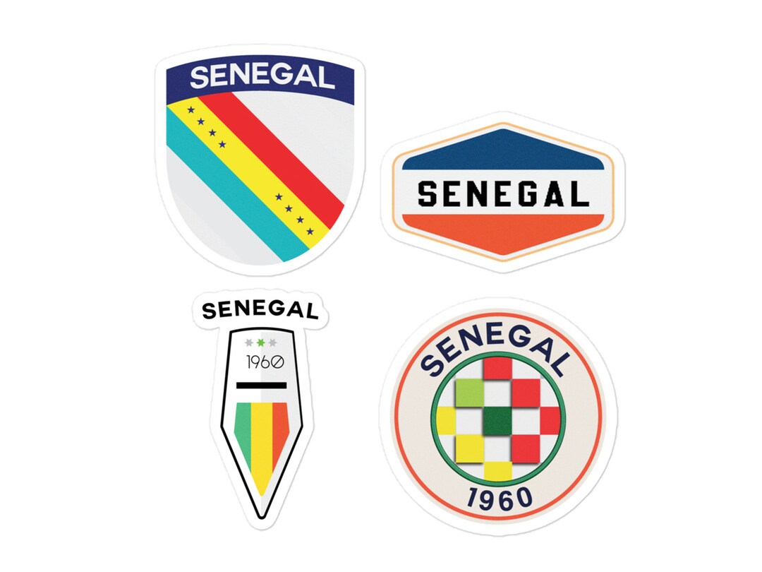 Senegal Sticker Pack (4 PACK) | Senegalese Art | Senegal Art ...