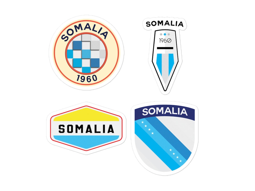 Somalia Sticker Pack (4 PACK) | Somali Art | Somalian Flag | Somali Map ...