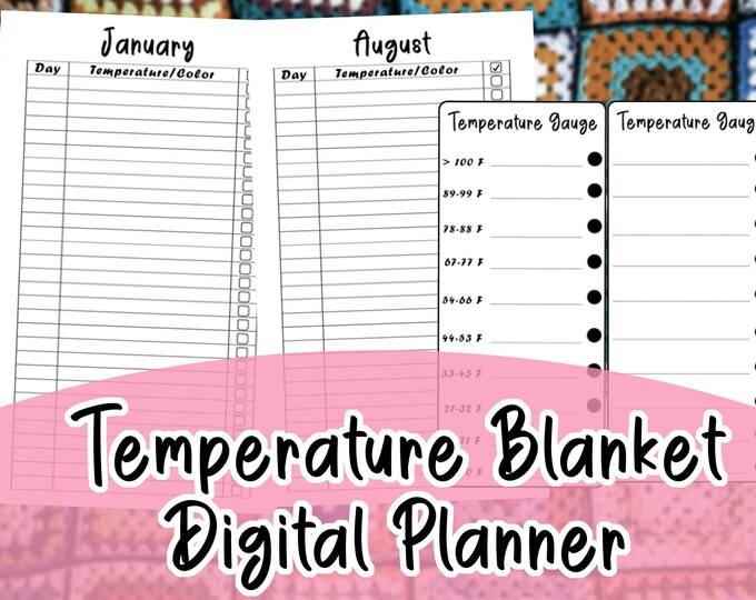 Temperature Quilt - PDF PATTERN - Temperature Quilt Pattern by the ...