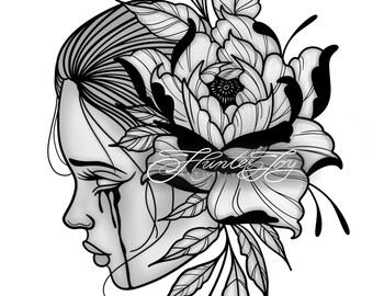 Sad Coloring Page - Etsy