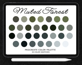 20 Procreate Color Palette Bundle Pack VOL. 21 Set Goth - Etsy Australia