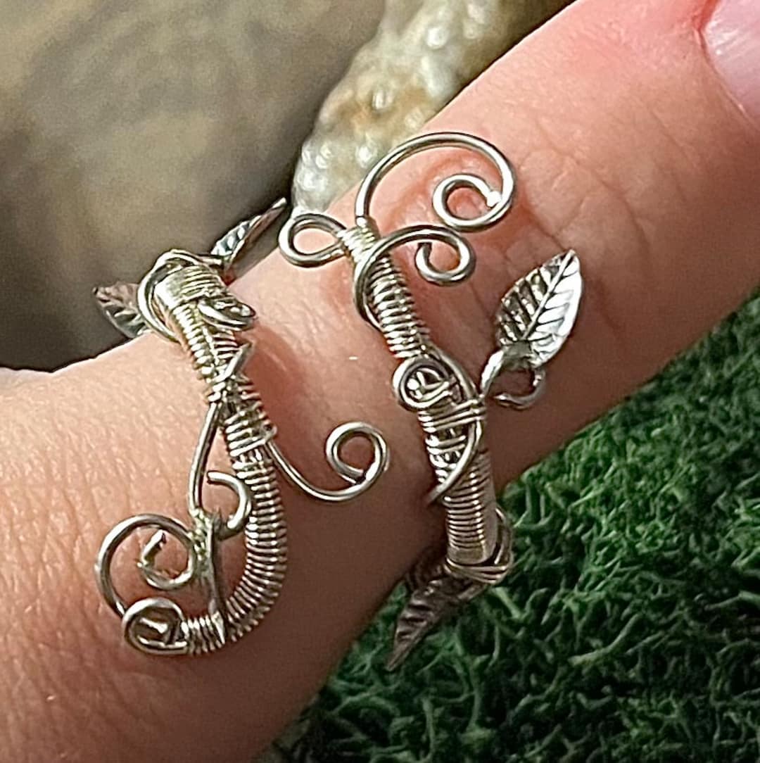 Vine Ring, Vine Rings for Women, Vine Ring Silver, Wire Wrapped Ring ...