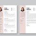 Clean Resume Template, Simple CV Template for Word, CV Resume Template ...