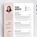 Clean Resume Template, Simple CV Template for Word, CV Resume Template ...