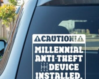 Millennial Anti-theft Device SVG,DXF,PNG, and Jpeg File - Etsy