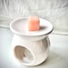 Ceramic Wax Melt / Oil Burner, Handmade and Available in Grey, Black or ...
