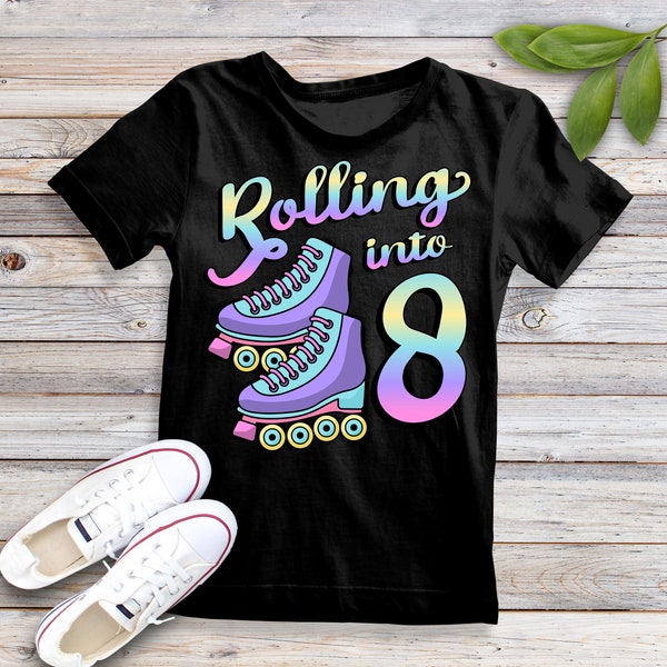 Rolling Into 8 Birthday Invitations - Etsy