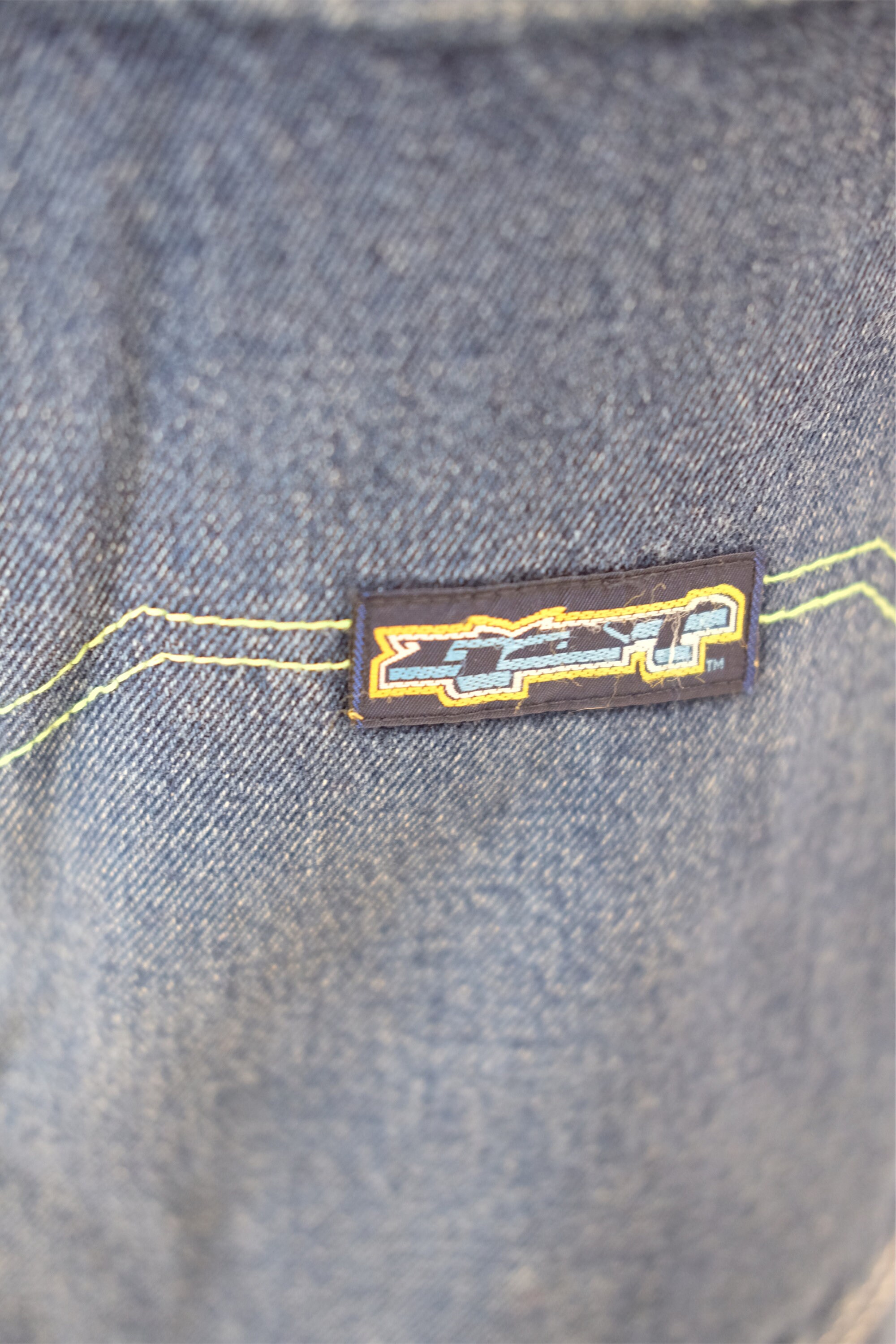 Vintage 1990s Wide Leg Skater Jeans // Blue Denim Rave Zip Fly Cargo ...