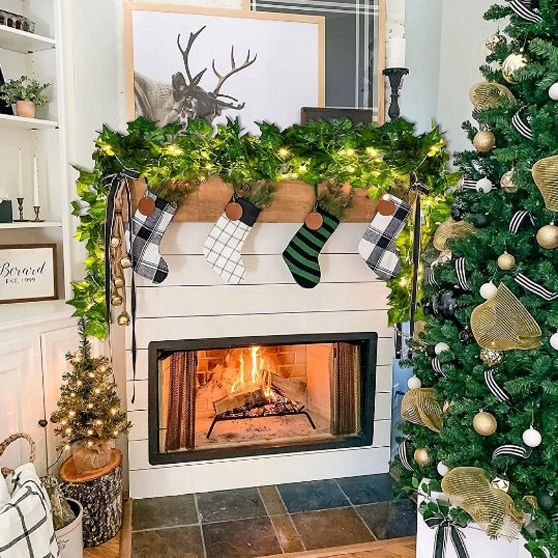 13 Yards of Artificial Greenery Vines With Lights Set of 6 - Etsy