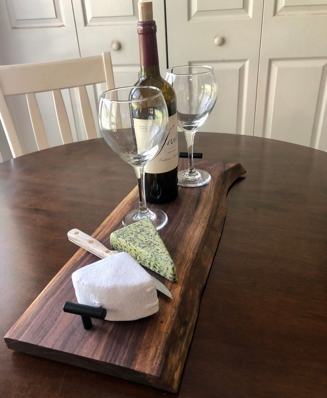 Black Walnut Live Edge Cutting Board - Etsy